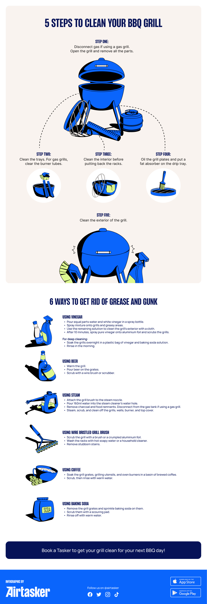 How to Clean a BBQ in '23: 6 Easy Hacks to Get Rid of Grease | Airtasker AU